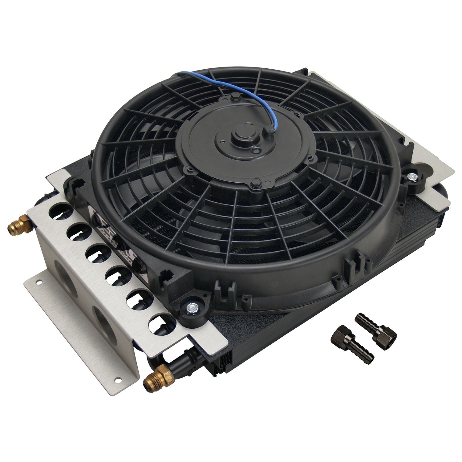 Derale 16 Pass Electra-Cool Remote Fluid Cooler, -6AN 13700 – Milky ...