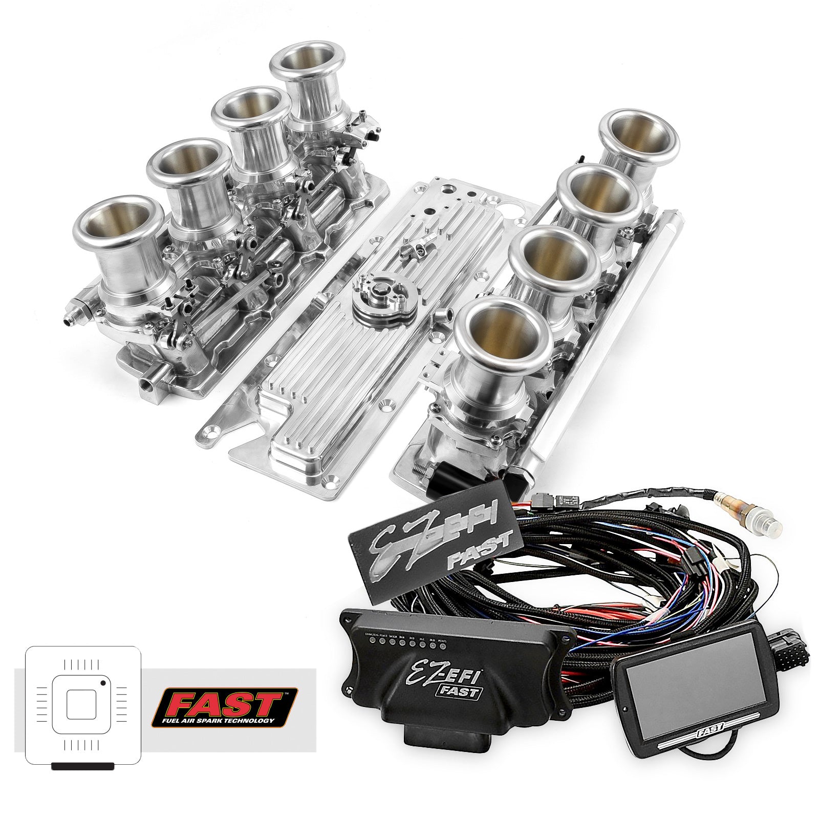 Speedmaster 1-135-016 Fits Chevy GM LS1 Downdraft + FAST EZ-EFI 2.0 Fu ...