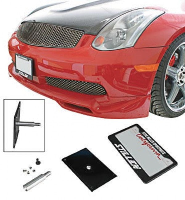Stillen 2004-2005 Nissan 350Z [Z33] Front License Plate Relocator - 10 ...