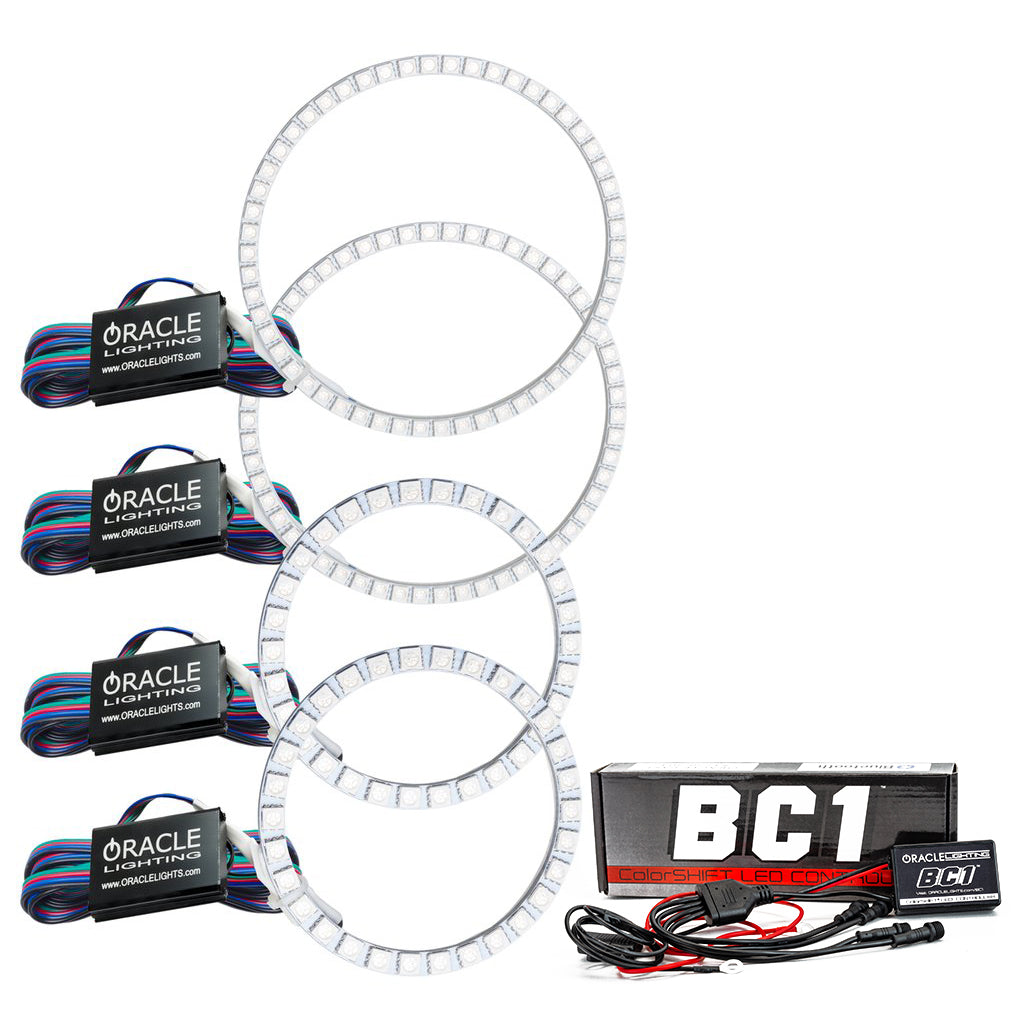Oracle Lighting 1311-335 - Headlight Halo Ring Emitter Set – Milky ...