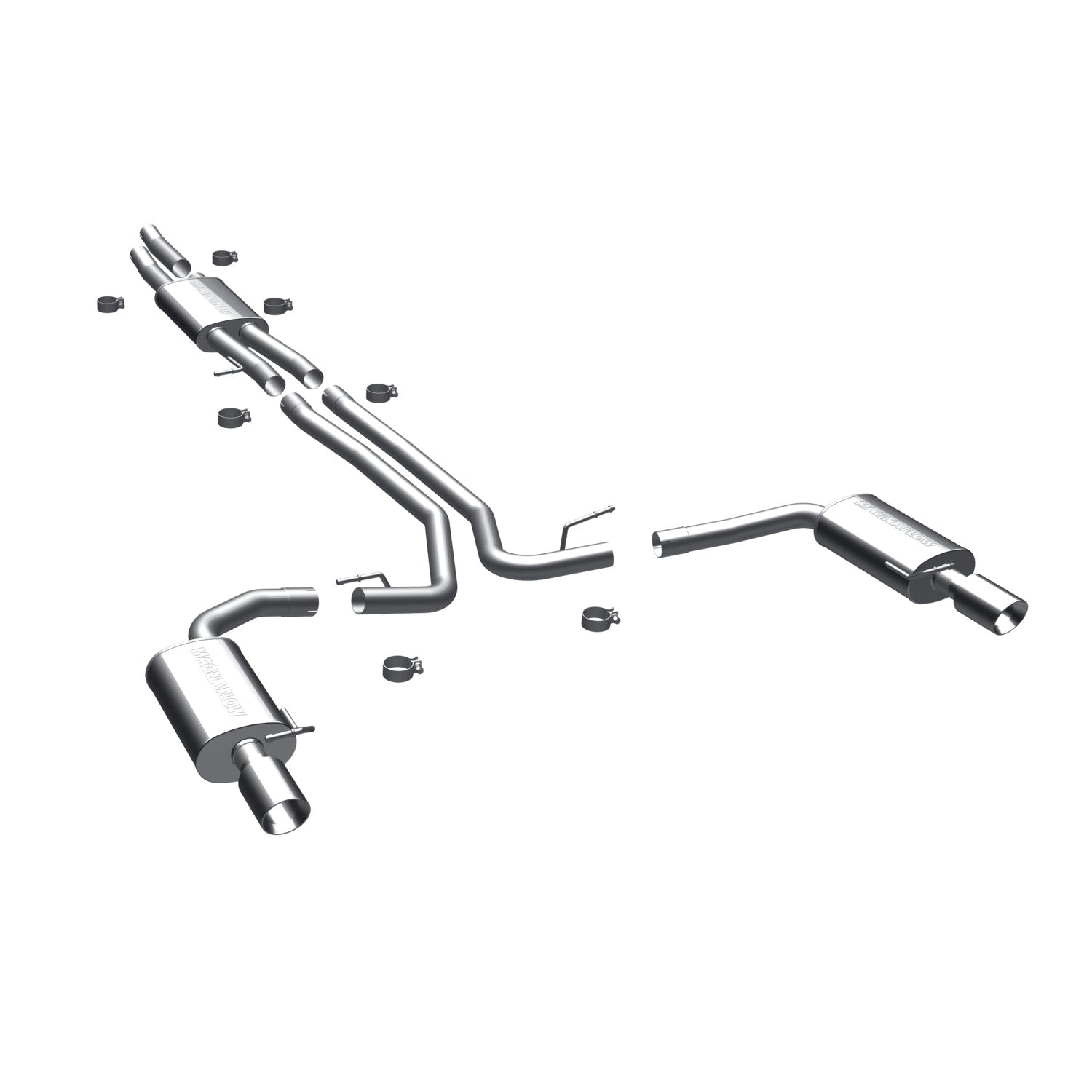 MagnaFlow 2010-2014 Ford Taurus Street Series Cat-Back Performance Exh ...