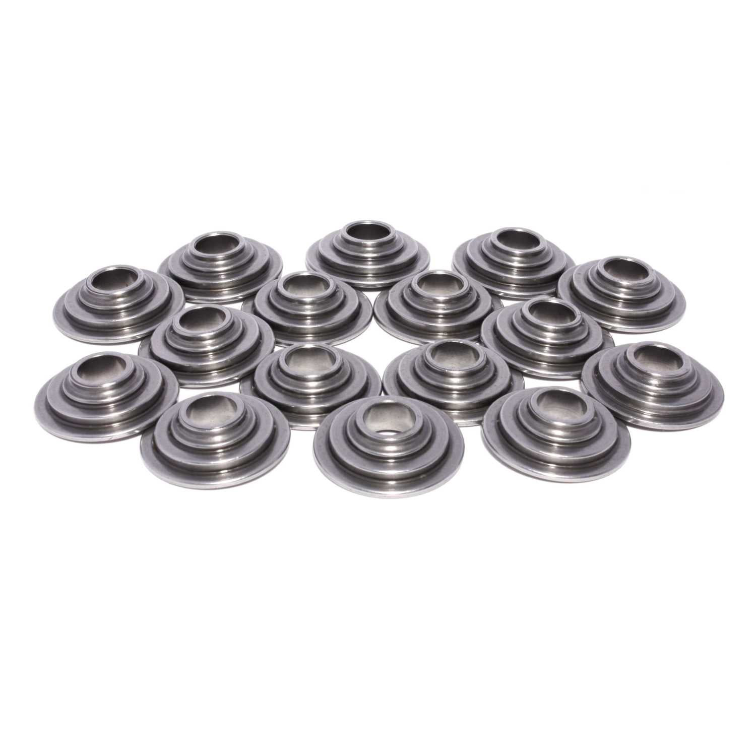 COMP Cams 10 Tool Steel Retainer Set of 16 for All Valves w/ 1.250" O ...