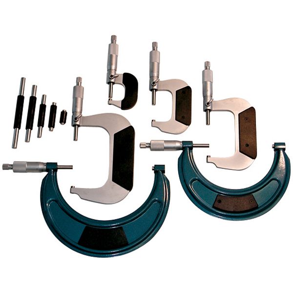 Proform Micrometer; 4 Inch to 6 Inch Range; .0001 Increments; Carrying ...