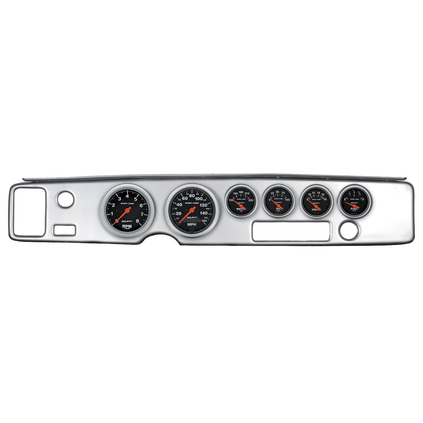 AutoMeter 5 GAUGE DIRECT-FIT DASH KIT CHEVY CAR 59-60 ARCTIC WHITE 703 ...