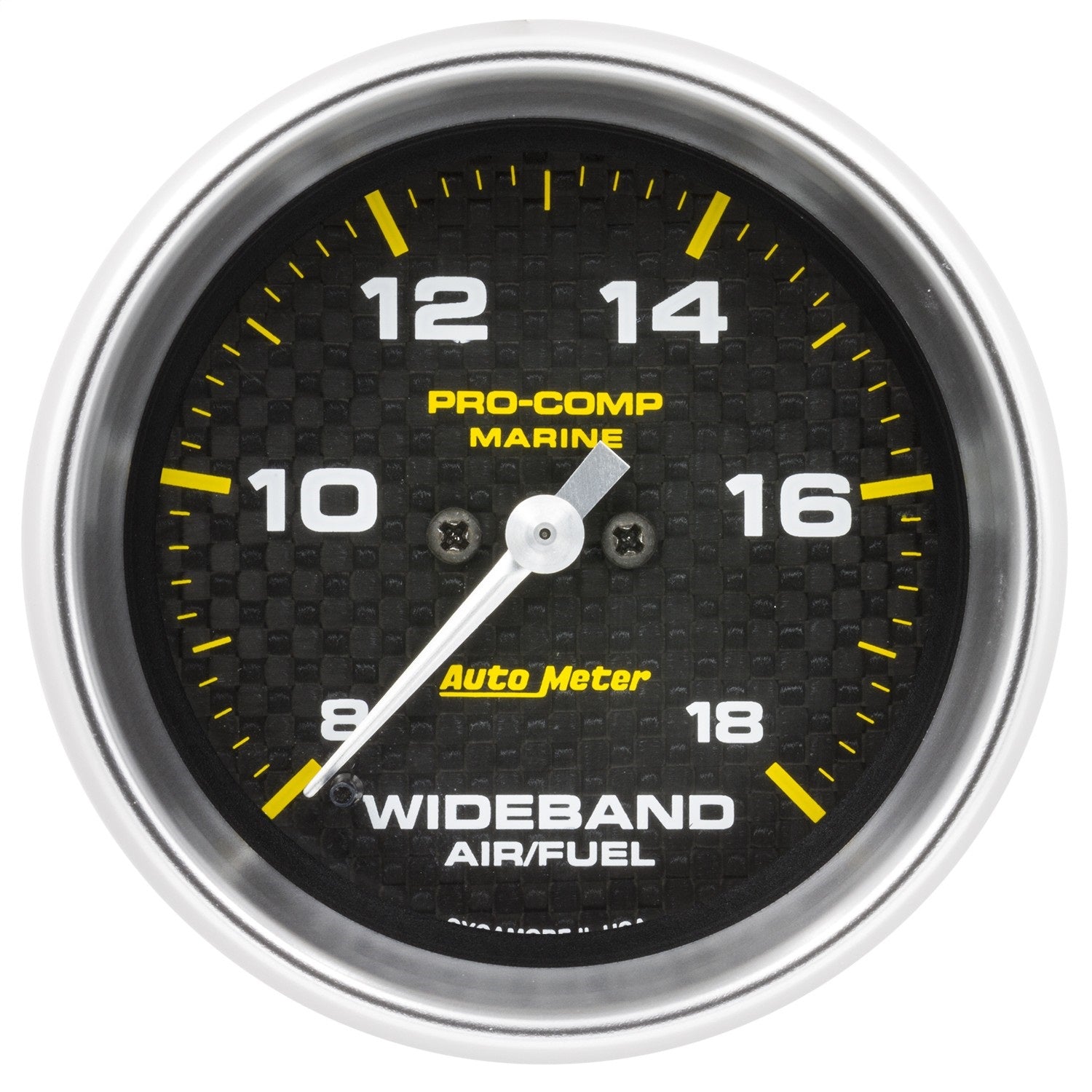 AutoMeter 2-5/8 in. WIDEBAND AIR/FUEL RATIO ANALOG 8:1-18:1 AFR MARINE ...