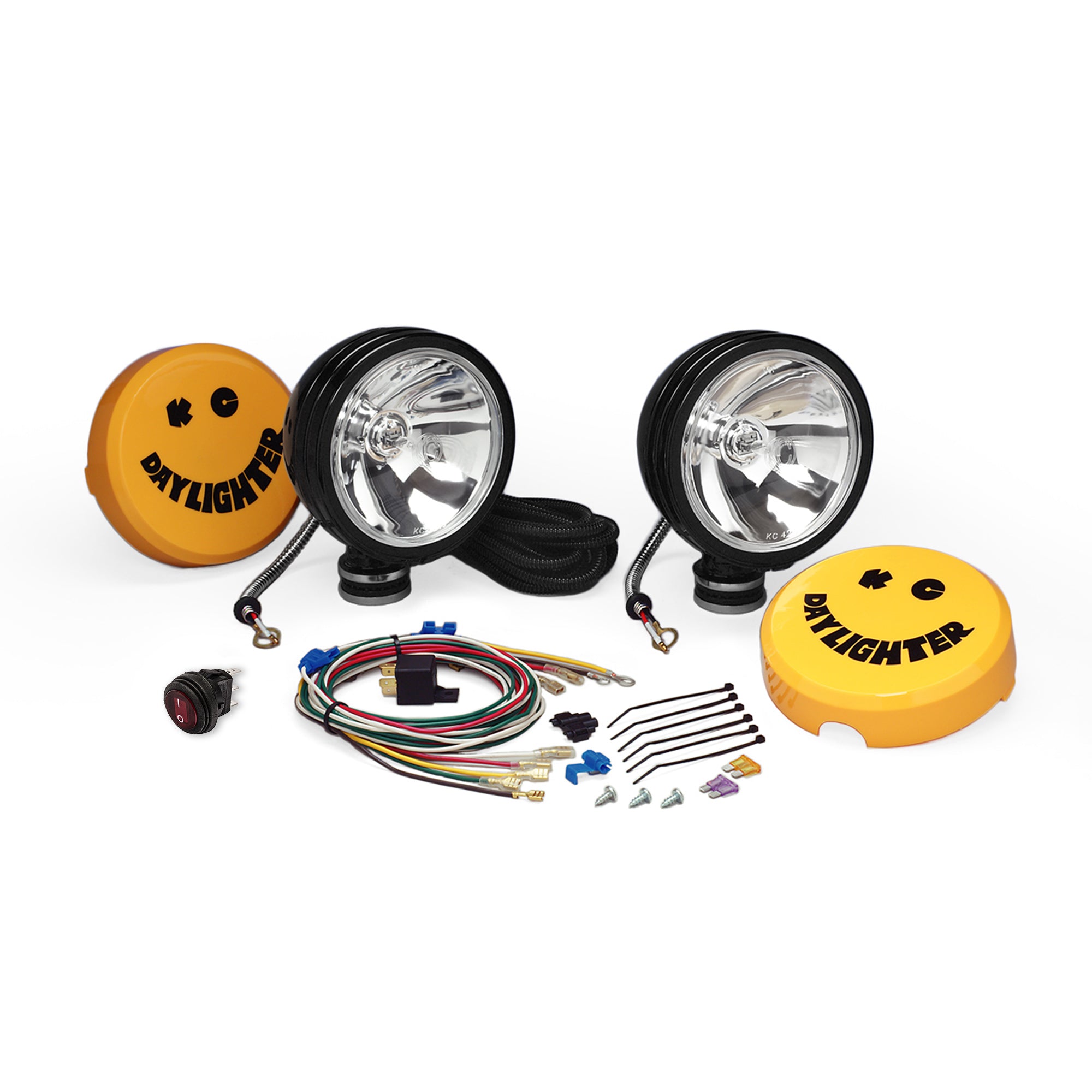 KC HiLiTES 6 in Daylighter Halogen - 2-Light System - 100W Spot Beam 2 ...