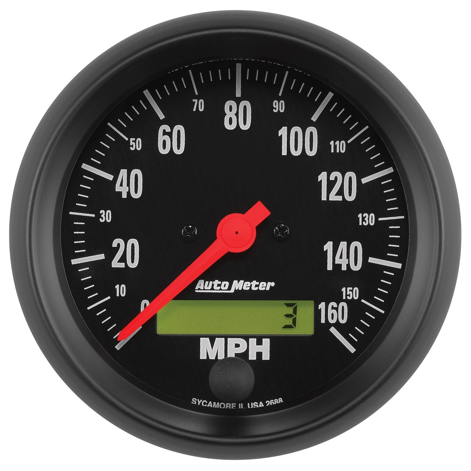 AutoMeter 3-3/8 in. SPEEDOMETER 0-160 MPH Z-SERIES 2688 – Milky Motorsports