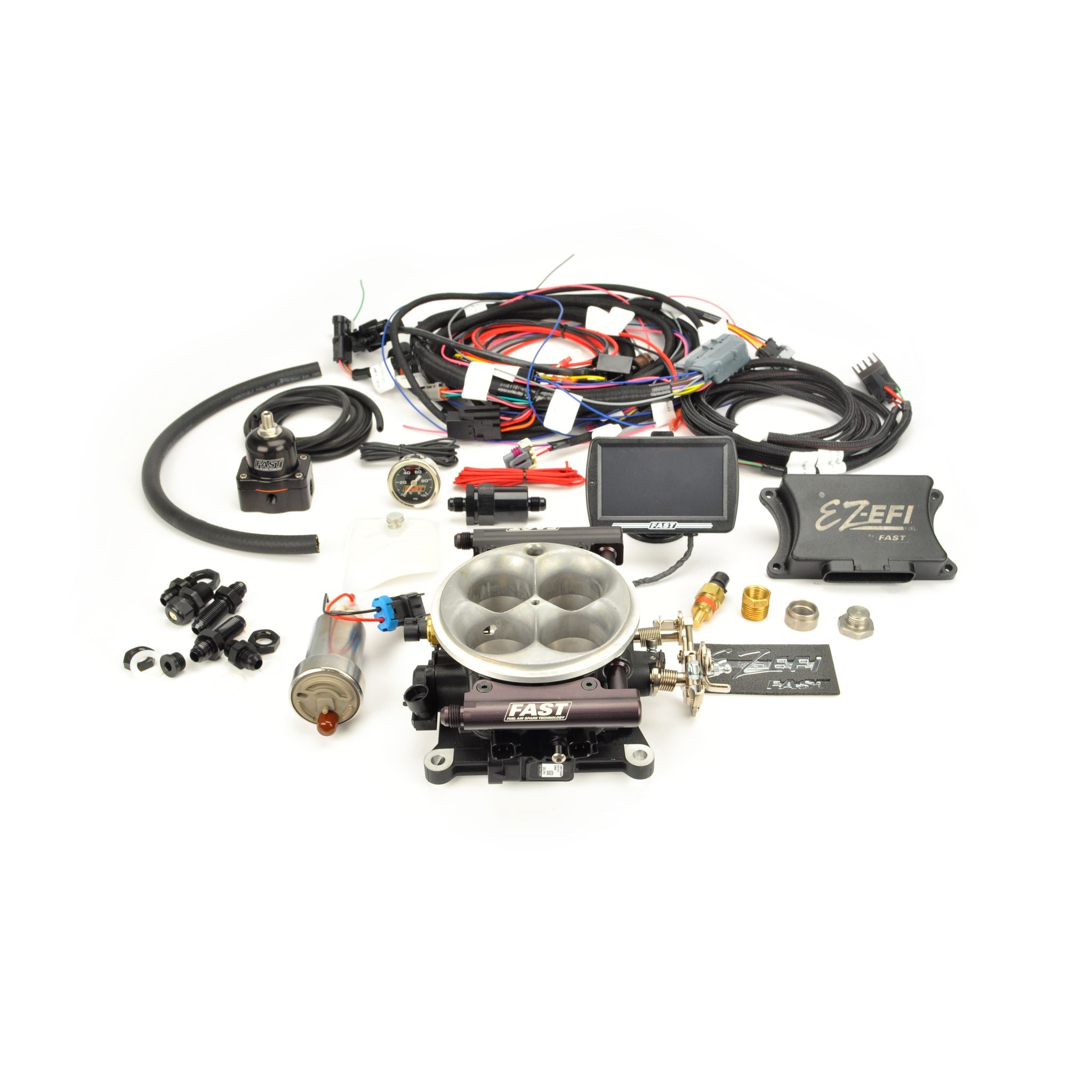 EZ Fuel Self-Tuning Throttle Body Injection Kit w/ In-Tank Fuel Pump ...