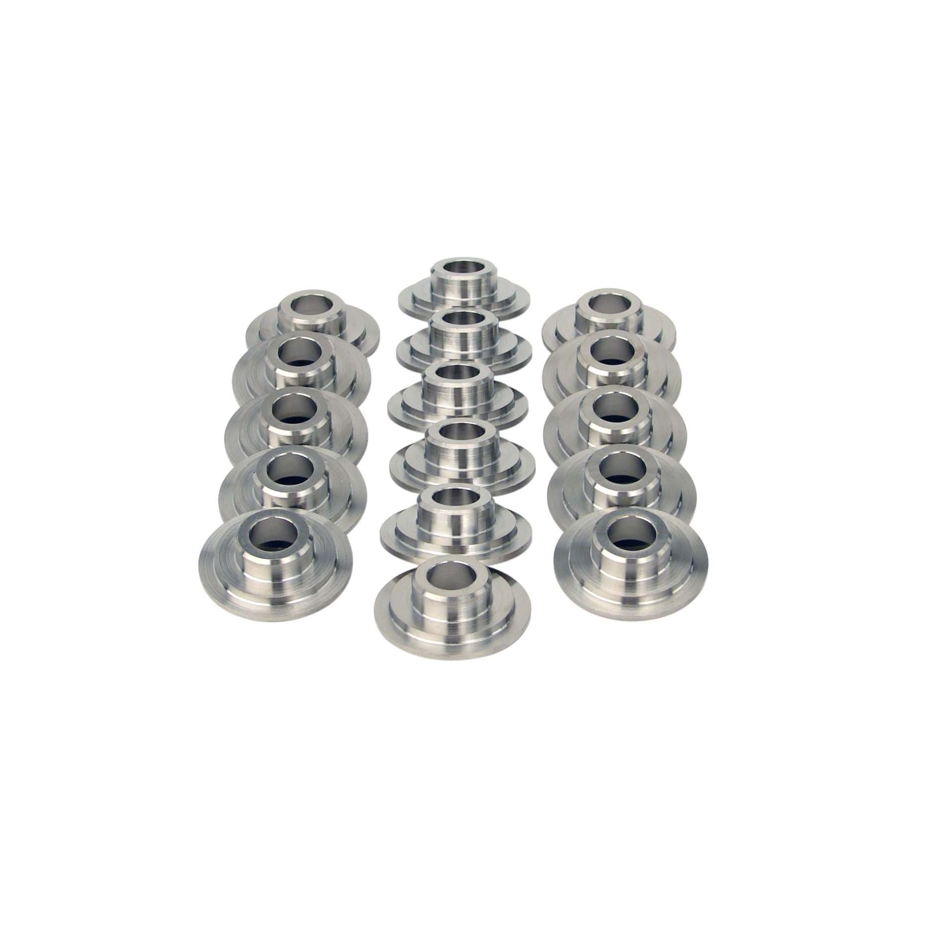COMP Cams 10 Lightweight Titanium Retainer Set of 16 for 1.625" OD Tri ...