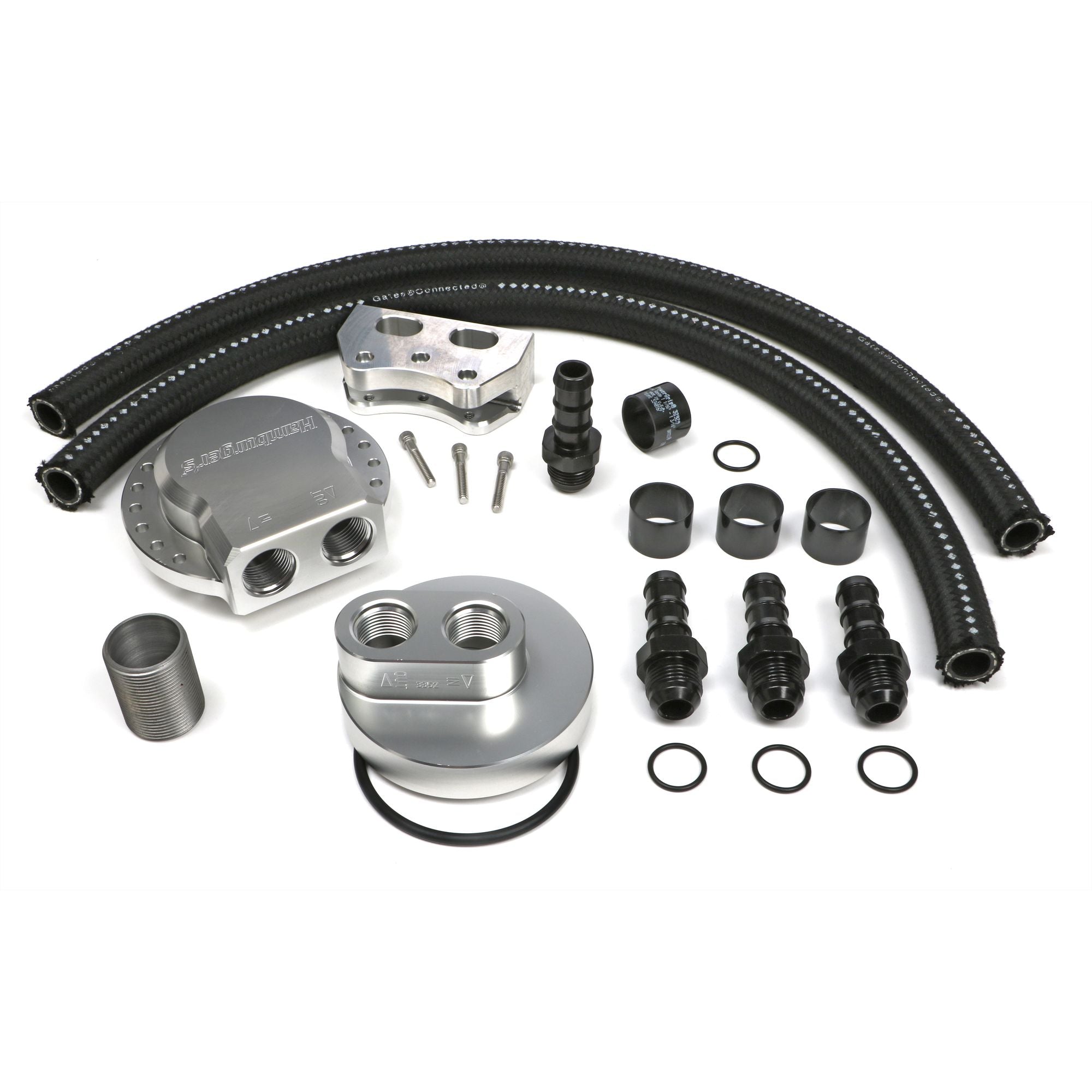 HAMBURGER'S PERFORMANCE PRODUCTS BILLET ALUMINUM MULTI-POSITION OIL FI ...