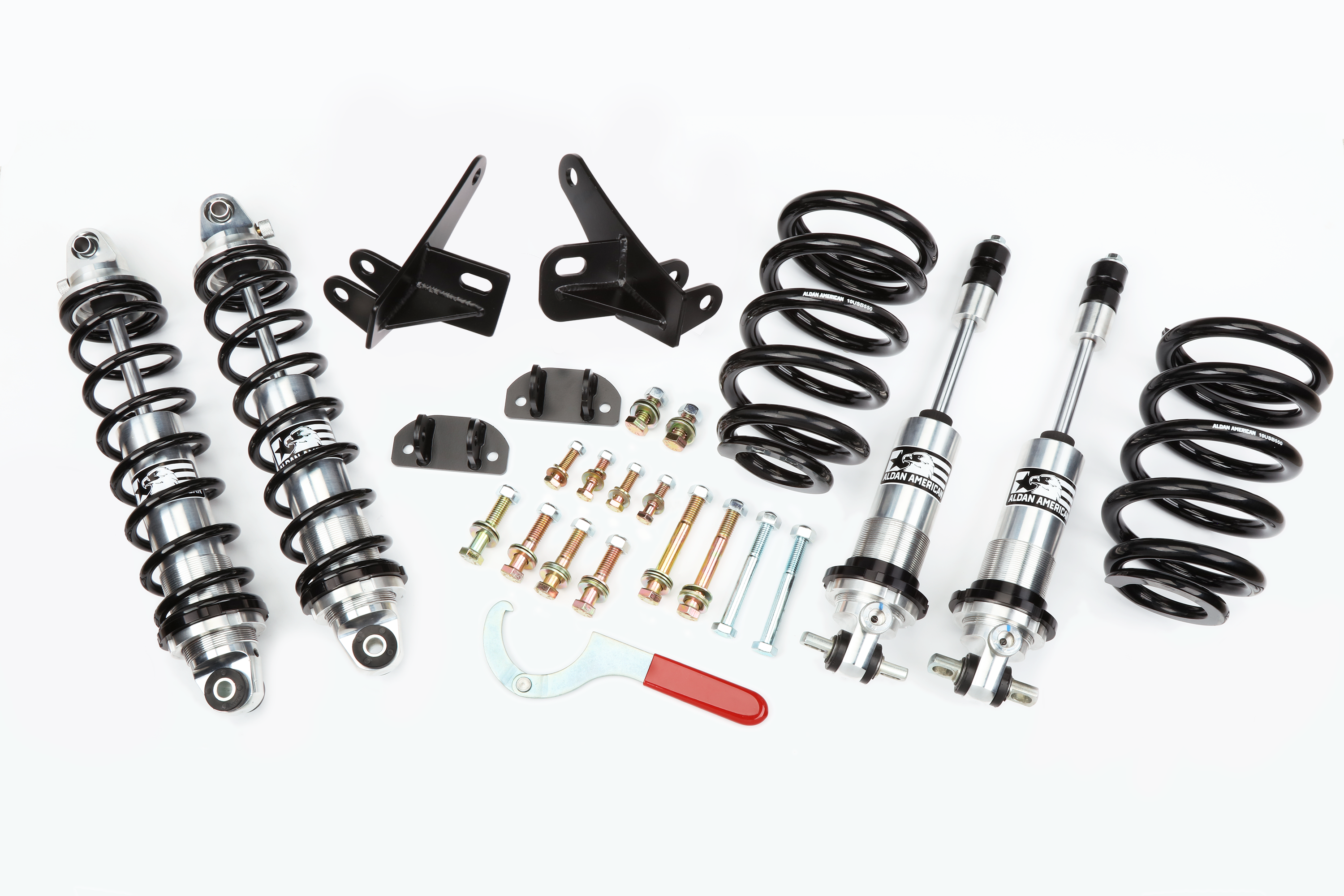 Aldan American Coil-Over Kit GM 78-88 G-Body SB Single Adj. Bolt-on fr ...