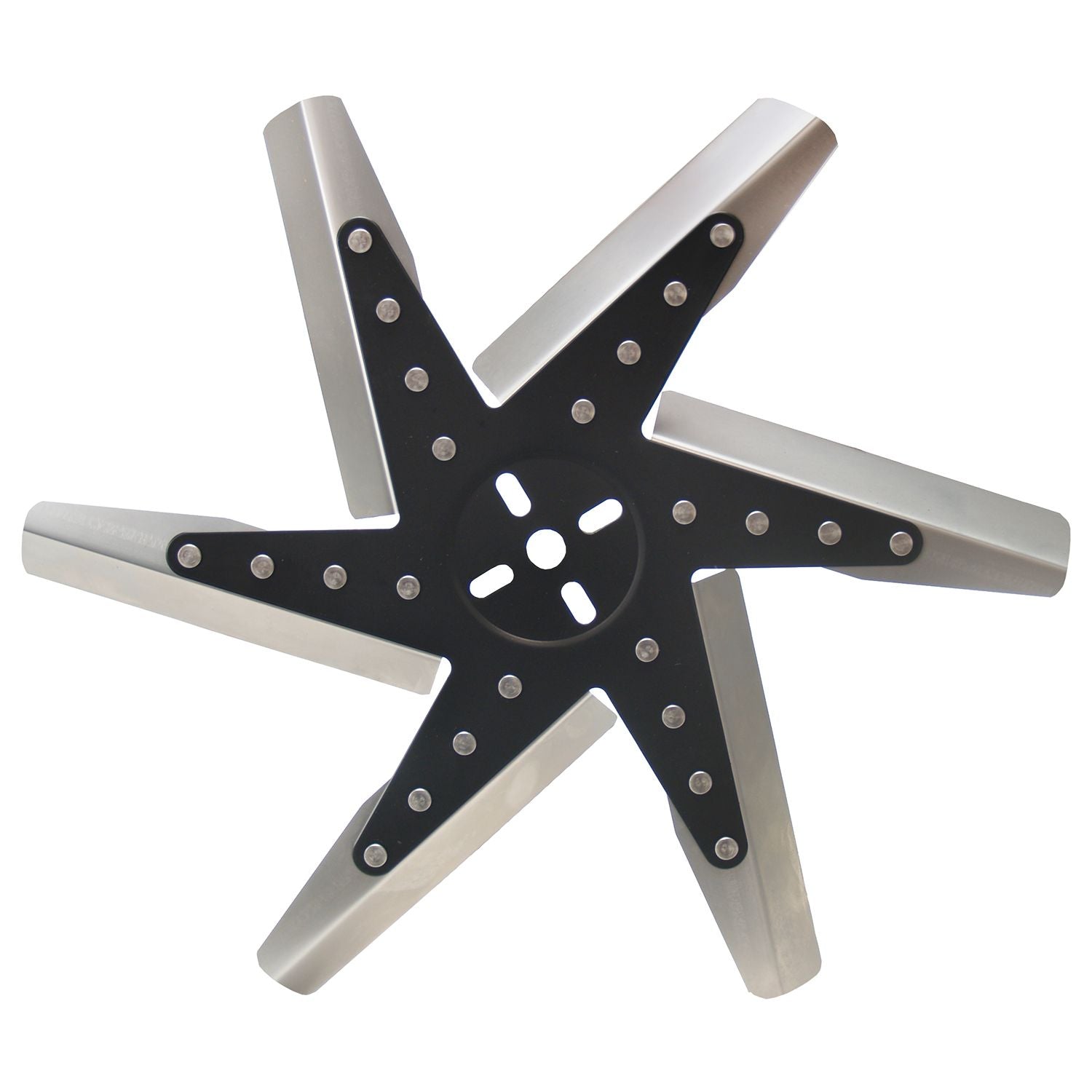 Derale 17" High Performance Stainless Steel Standard Rotation Flex Fan ...