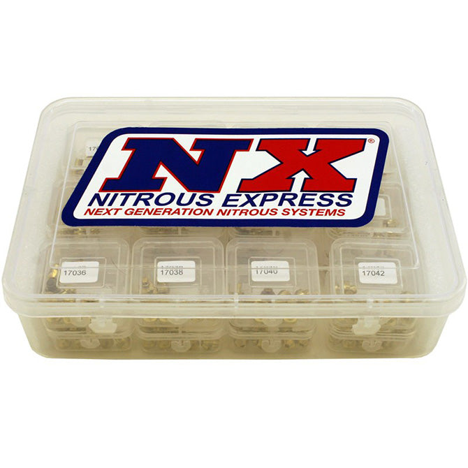 Nitrous Express MASTER JET PACK (25 DIFFERENT JETS - 10 PER SIZE) NX-4 ...