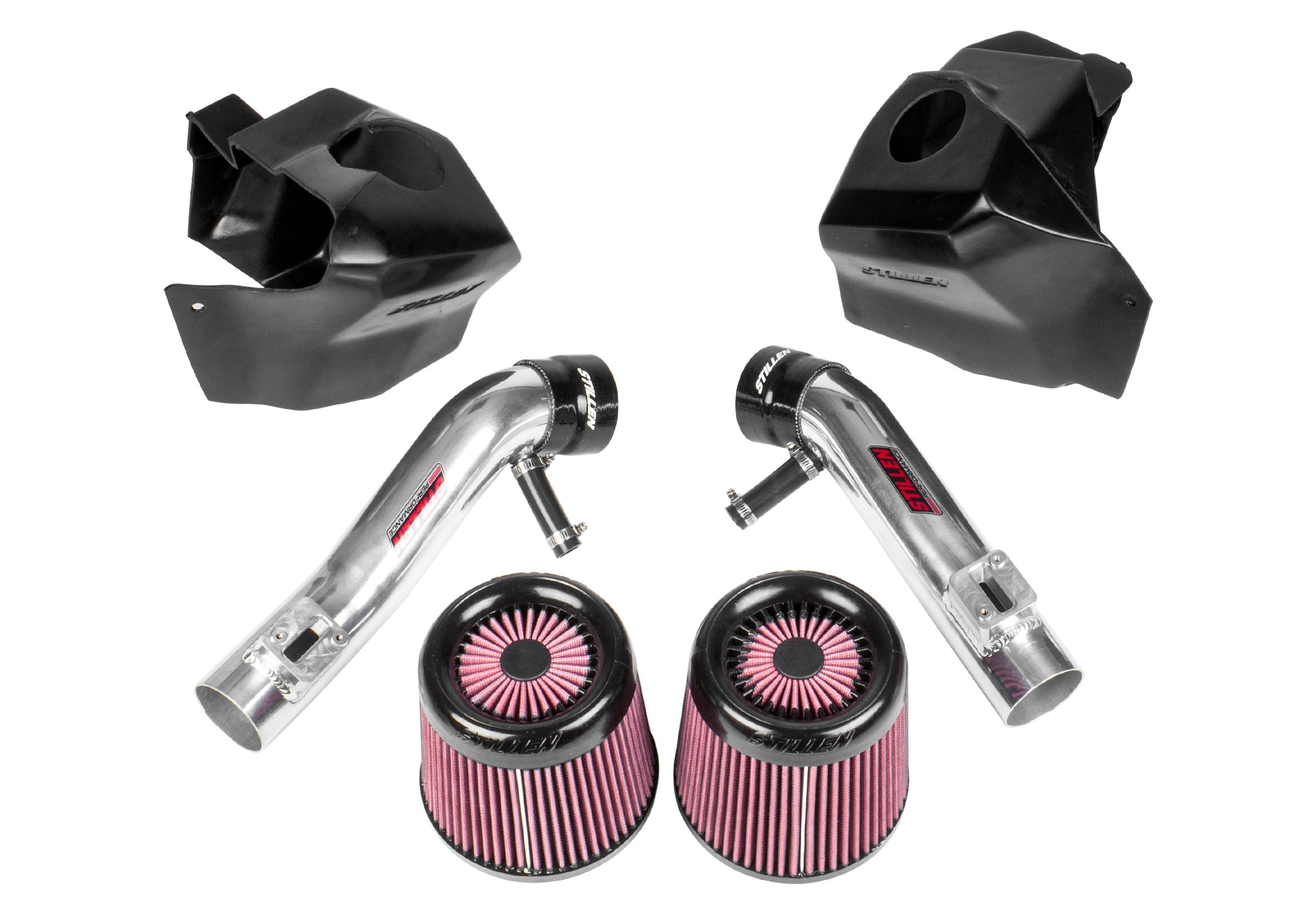 Stillen 2007-2009 Nissan 350Z Dual Long Tube Air Intake Kit - (Gen 2 ...