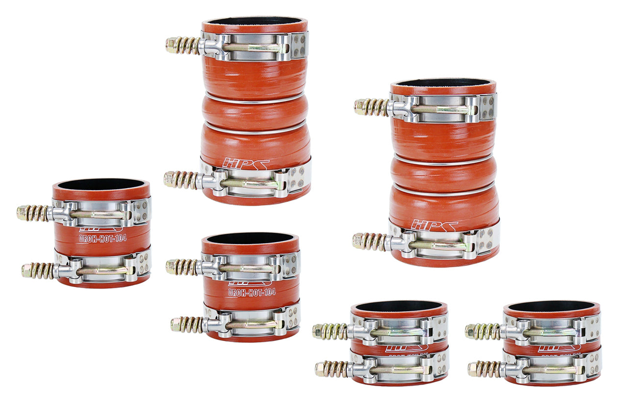 HPS Performance High Temp 4-ply Reinforced SiliconeReplace OEM Rubber ...