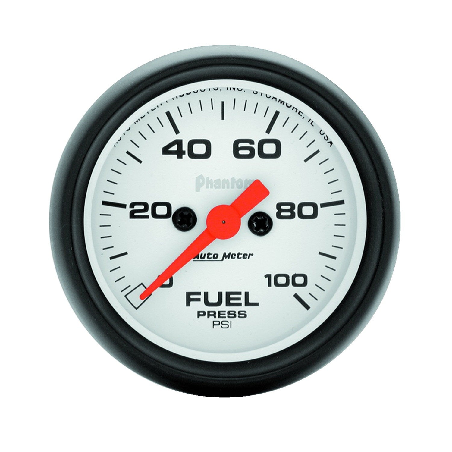 AutoMeter 2-1/16 in. FUEL PRESSURE 0-100 PSI PHANTOM 5763 – Milky ...