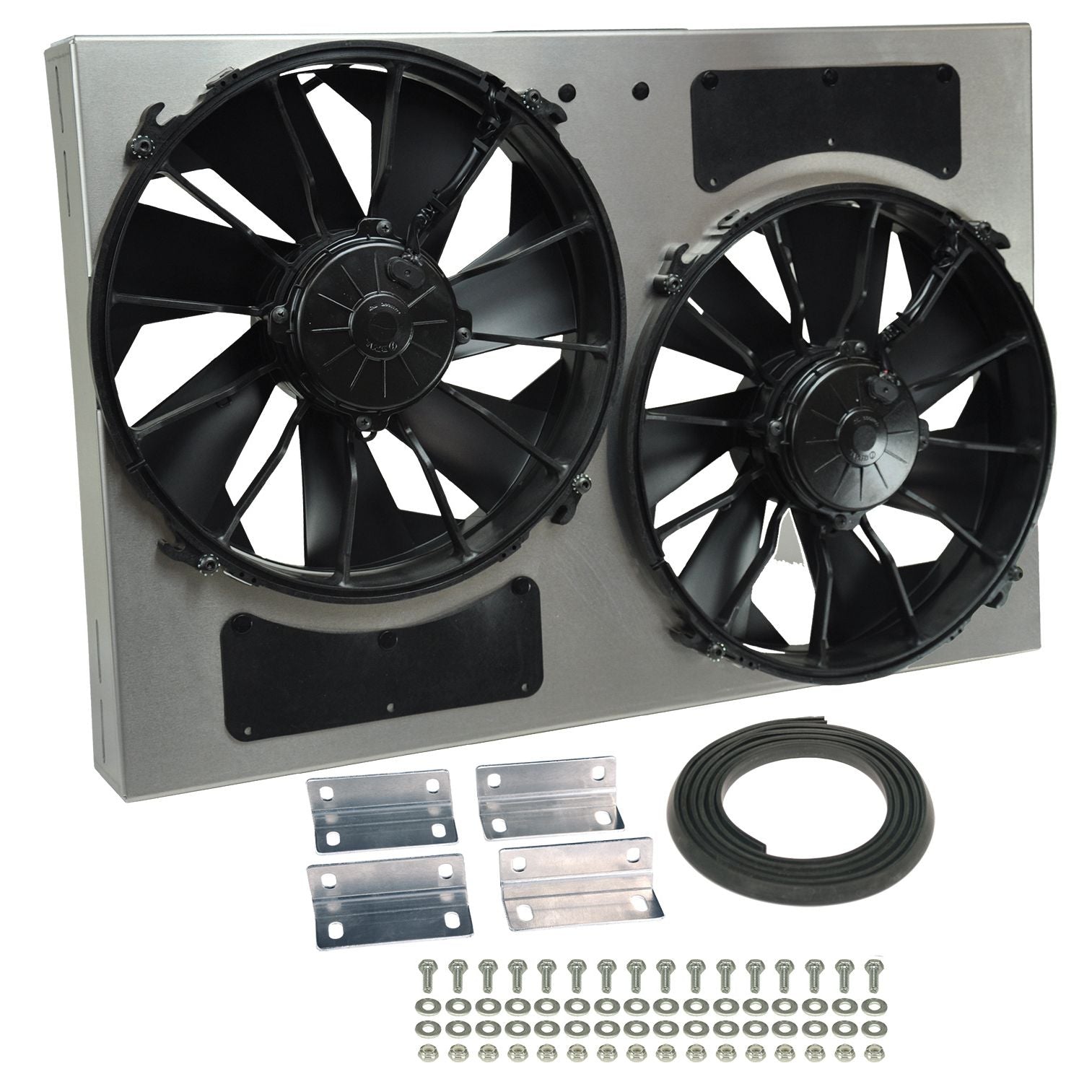 Derale Powerpack - High Output Dual 12" Electric RAD Fan/Aluminum Shro ...