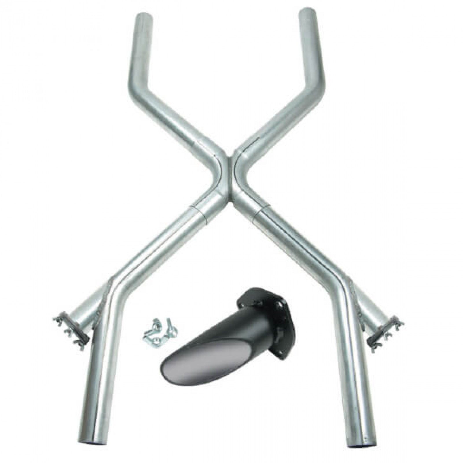 Flowtech Universal Cross Pipe W/Cut-Outs 2.5Od Exhaust Crossover Pipe ...