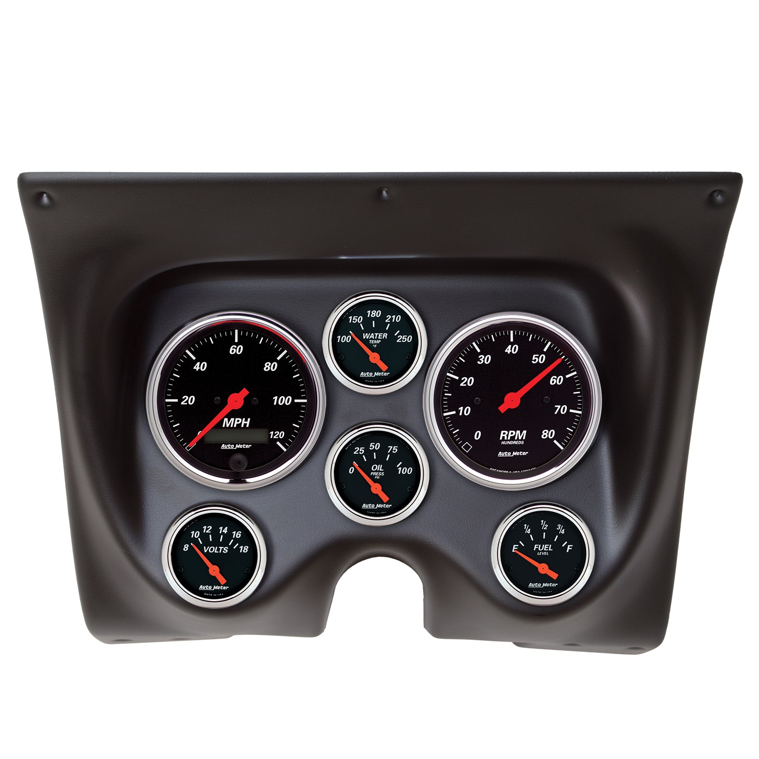 AutoMeter 6 GAUGE DIRECT-FIT DASH KIT CAMARO/FIREBIRD 67-68 DESIGNER B ...
