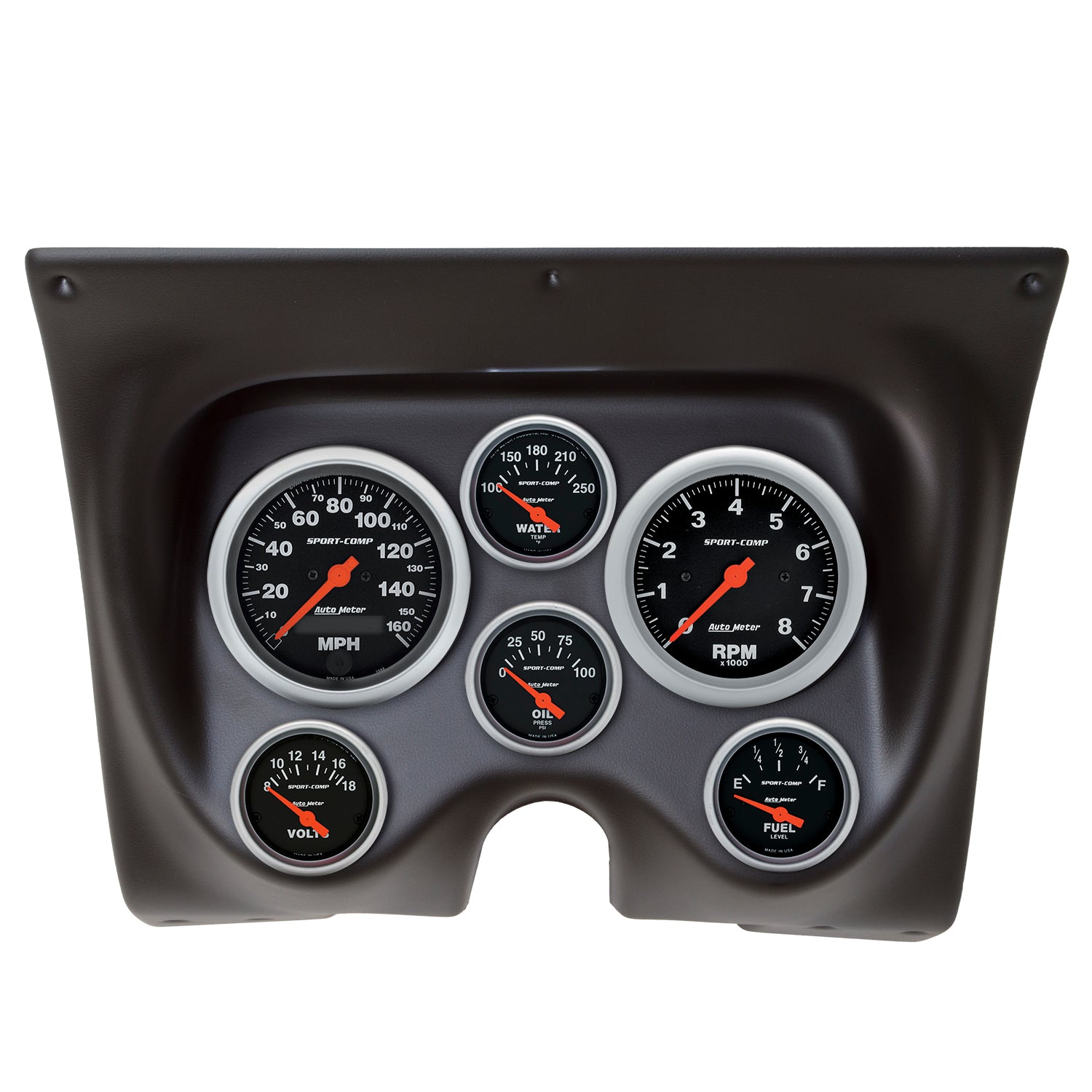 AutoMeter 6 GAUGE DIRECT-FIT DASH KIT CAMARO/FIREBIRD 67-68 SPORT-COMP ...