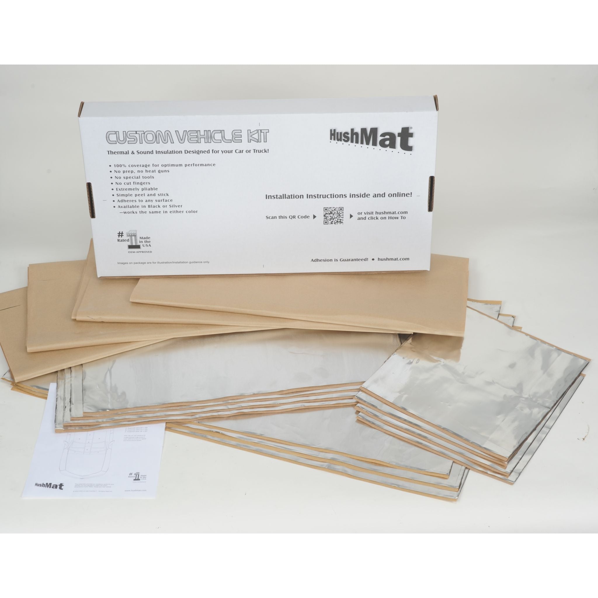 Hushmat High Top Truck 63 in. Sleeper and Floor Custom Insulation Kit ...
