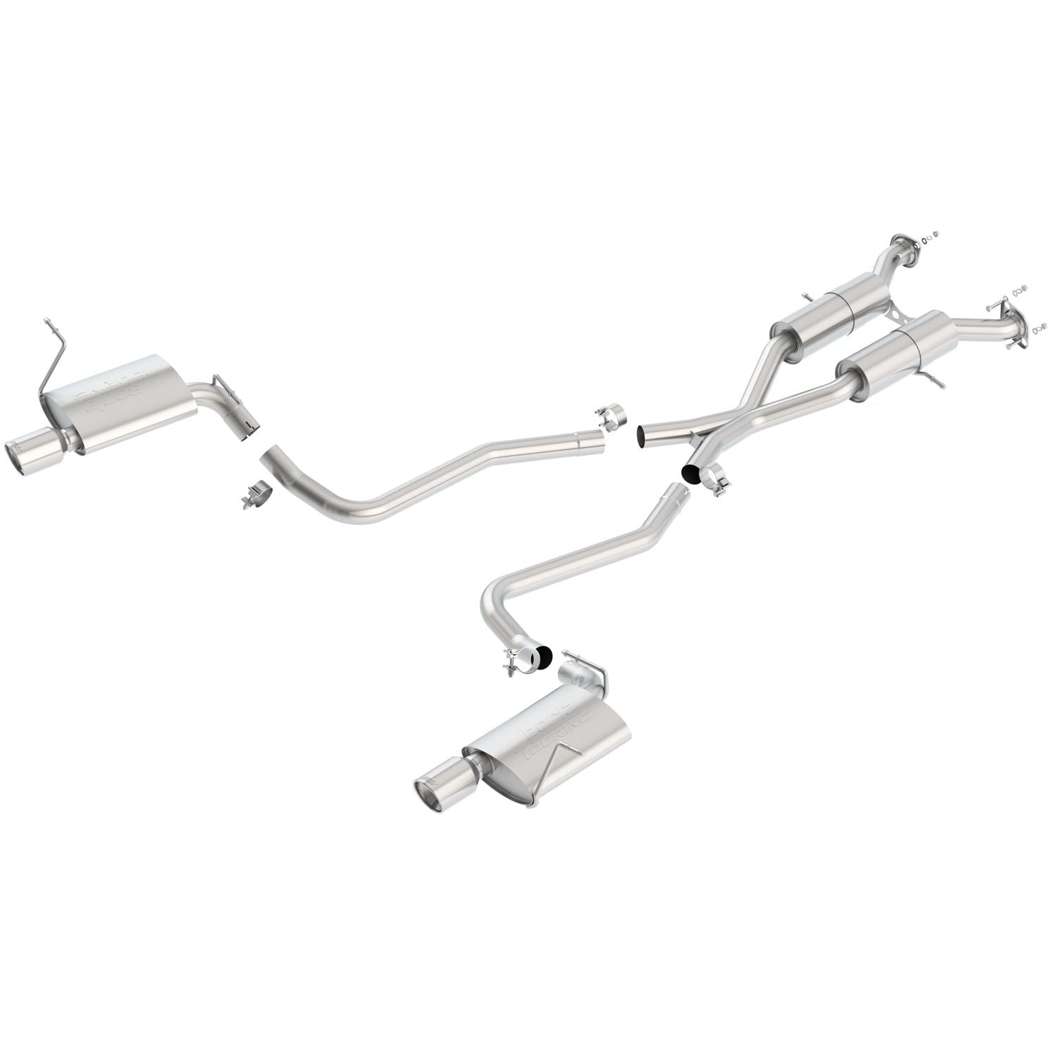 Borla 2011-2021 Jeep Grand Cherokee WK2 Cat-Back Exhaust System Tourin ...