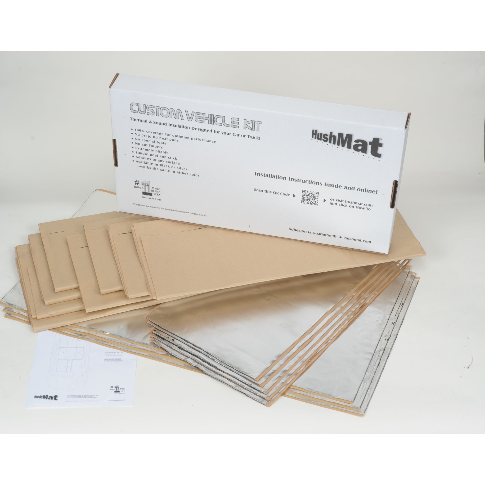 Hushmat High Top Truck 48 in.Sleeper and Floor Custom Insulation Kit 8 ...