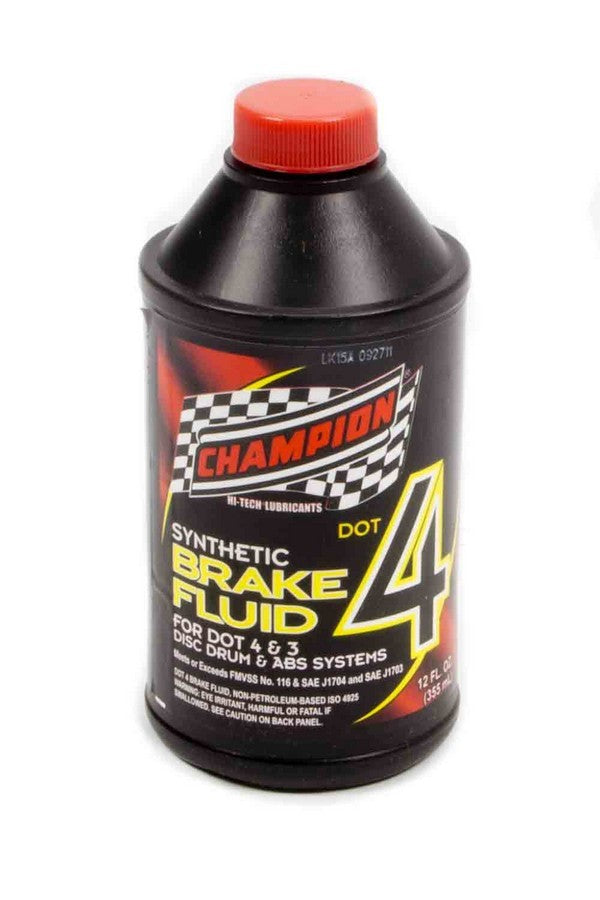 CHAMPION BRAND Brake Fluid DOT 4 12oz. CHO4054K – Milky Motorsports