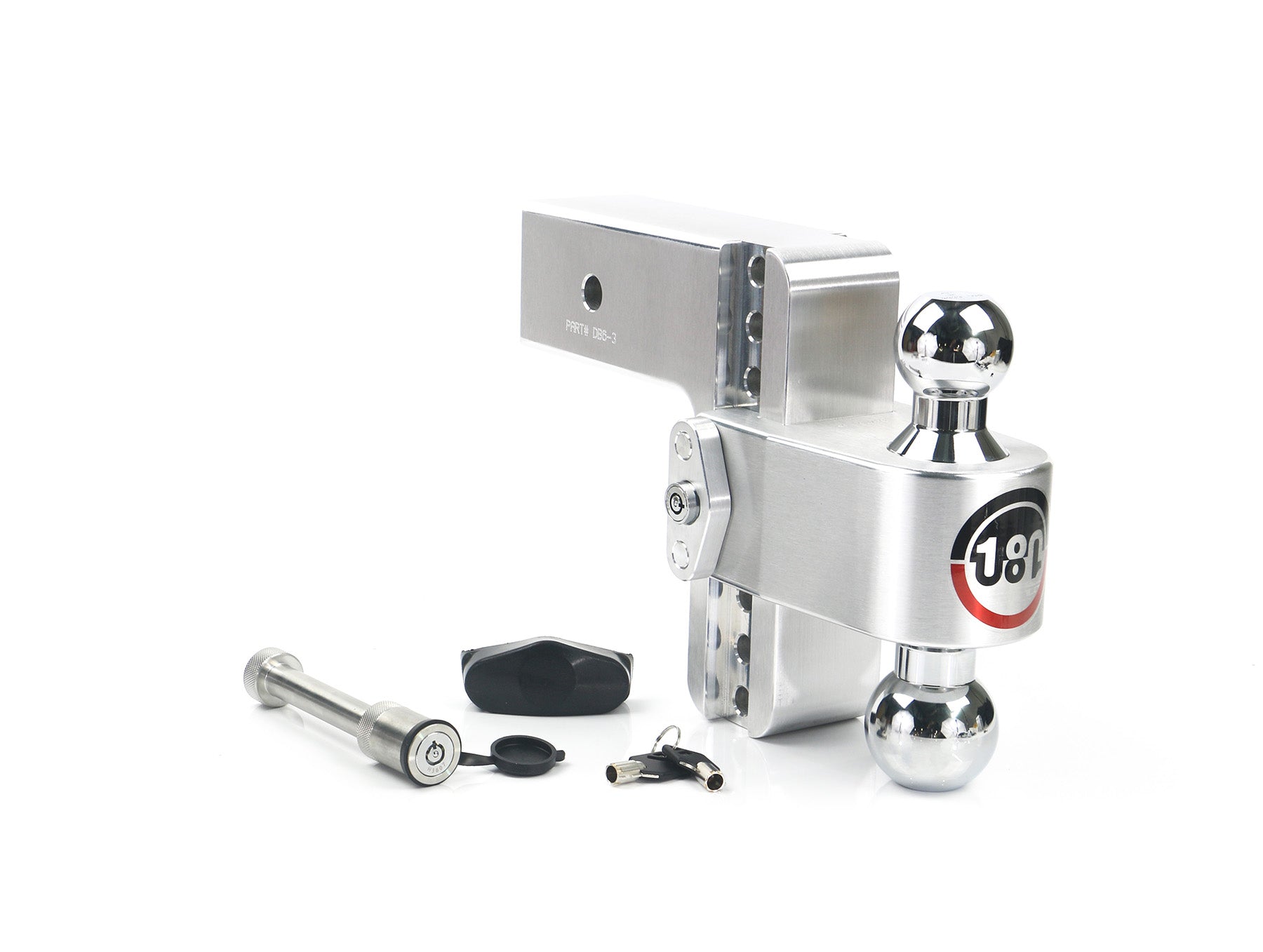 Weigh Safe Turnover Ball 6" Drop Hitch With 3" Shank Keyed Alike WS05 ...