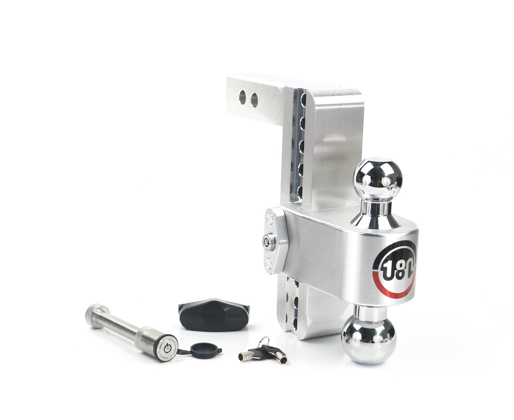 Weigh Safe Turnover Ball 8" Drop Hitch With 2" Shank Keyed Alike WS05 ...