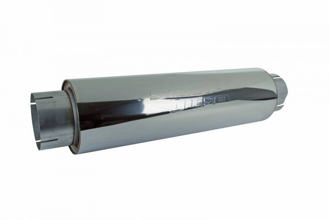 Sinister Diesel 5" Inlet Universal Sainless Steel Muffler. SD-U5M-01-2 ...