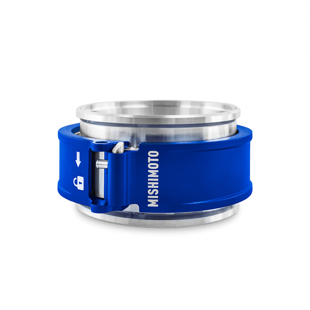 Mishimoto Quick Release Clamp Assembly, 3in Blue MMCLAMP-QD-30BL ...