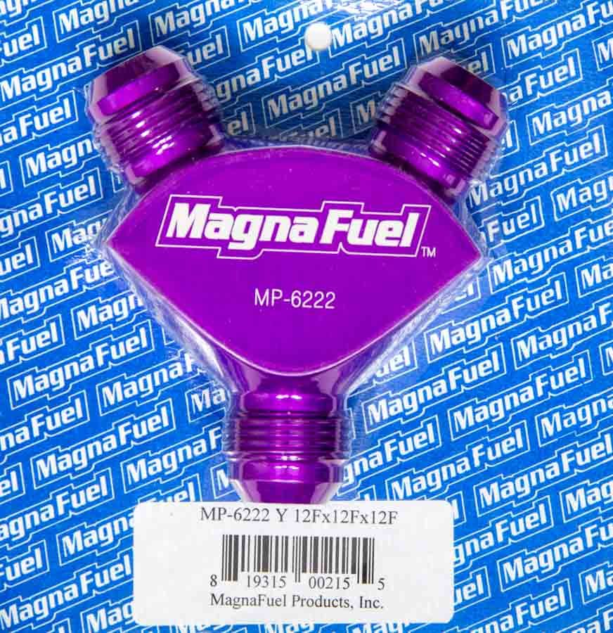 MAGNAFUEL/MAGNAFLOW FUEL SYSTEMS Y-Fitting - 1 #12an & 2 #12an MRFMP-6 ...