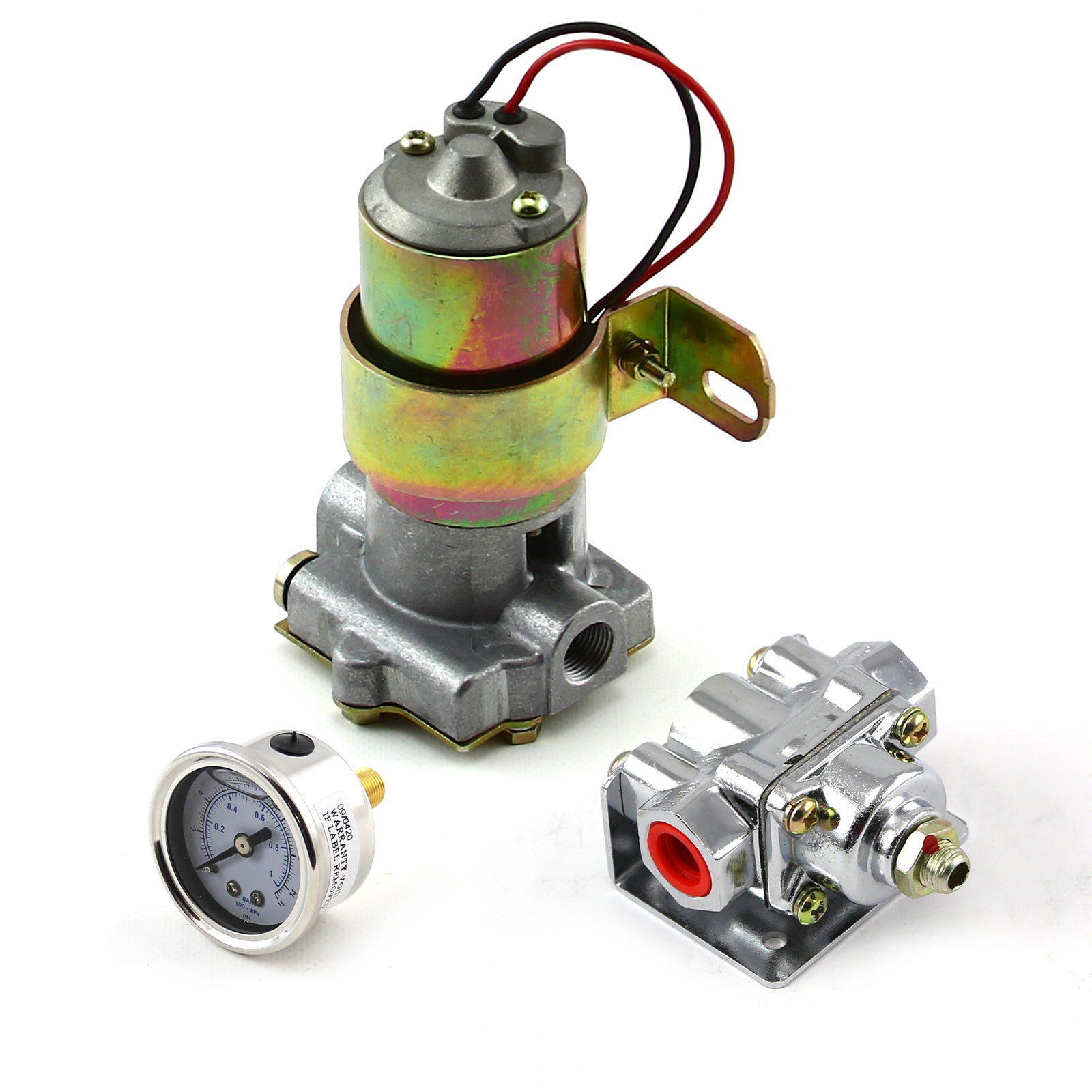 Speedmaster PCE145.1028 140 Gph Universal Electric Fuel Pump Chrome Re ...