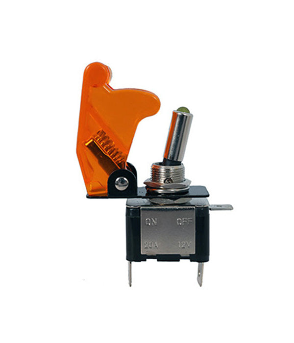 Quake LED - QTS321 - Toggle Switch 3 Pin 20 Amp Amber – Milky Motorsports