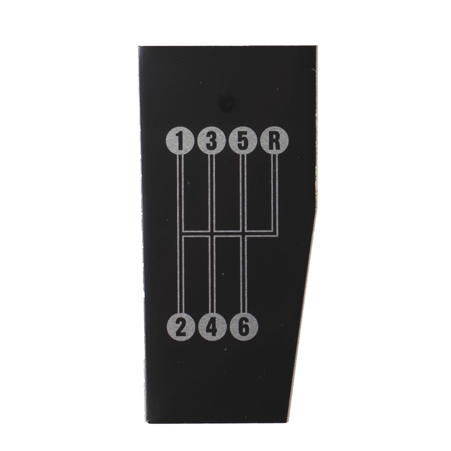 Silver Sport Transmissions 6 Speed Shift Pattern Plate For 1968 1976 C ...