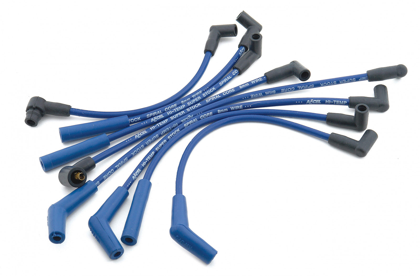 ACCEL Spark Plug Wires - 8mm SUPER STOCK SPIRAL CUST BU 5124B – Milky ...