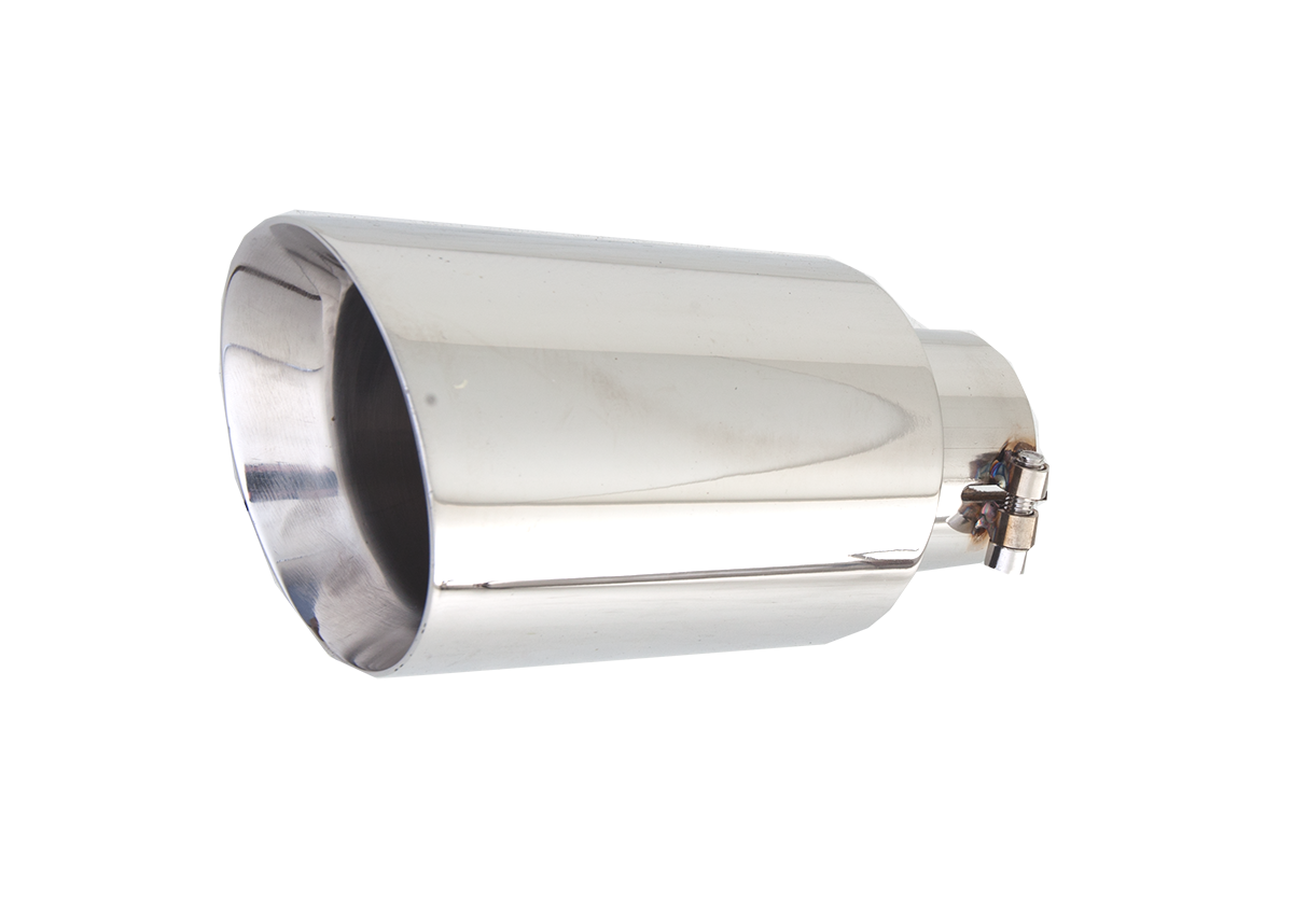 XFORCE Round Angle Cut Double Wall With 3" Slip Joint Inlet (Short Tip ...