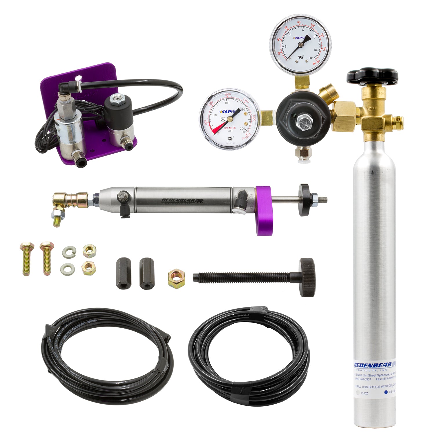 Dedenbear THROTTLE STOP KIT LINKAGE STYLE DOUBLE ACTING KNOB ADJUST IN ...