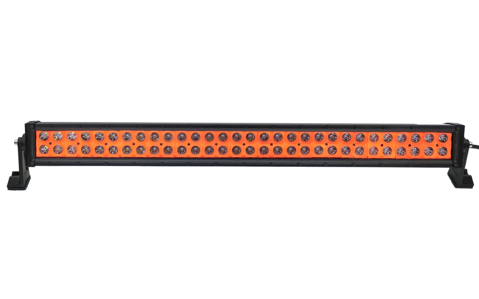 Quake LED - QUU610 - 32 Inch LED Light Bar Dual Row 180 Watt Orange Re ...