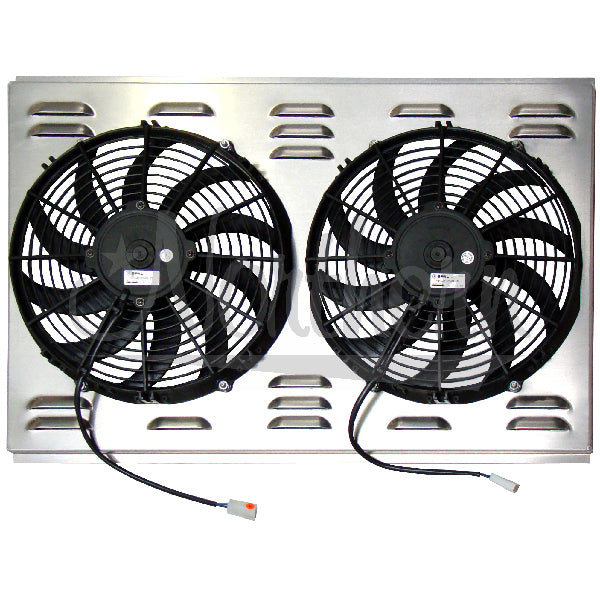 Northern Radiator Dual Electric Fan Shroud Kit Z40010 – Milky Motorsports