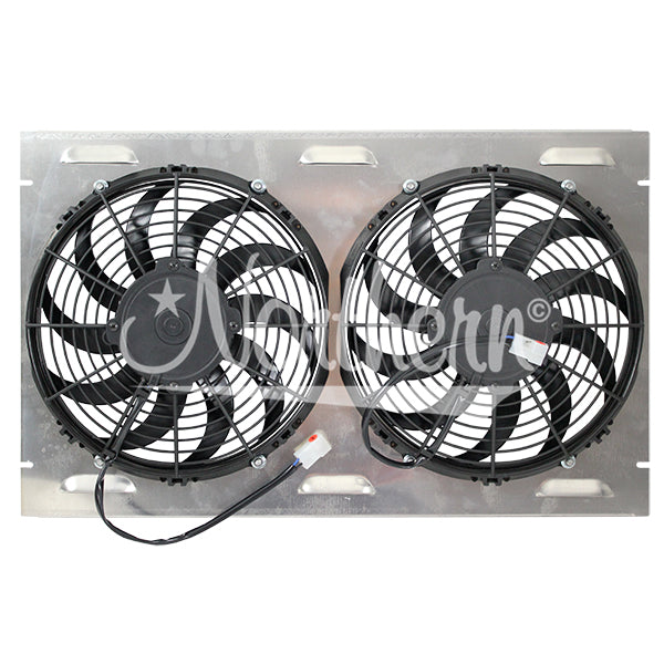 Northern Radiator Dual Electric Fan Shroud Kit Z40106 – Milky Motorsports