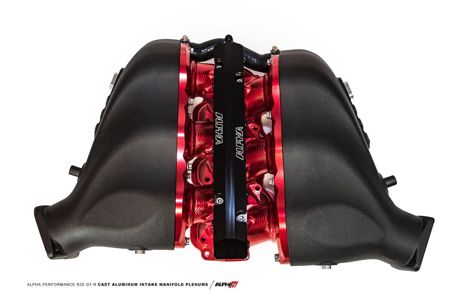 AMS Alpha Performance 18 Injector R35 GT-R Carbon Fiber Intake Manifol ...