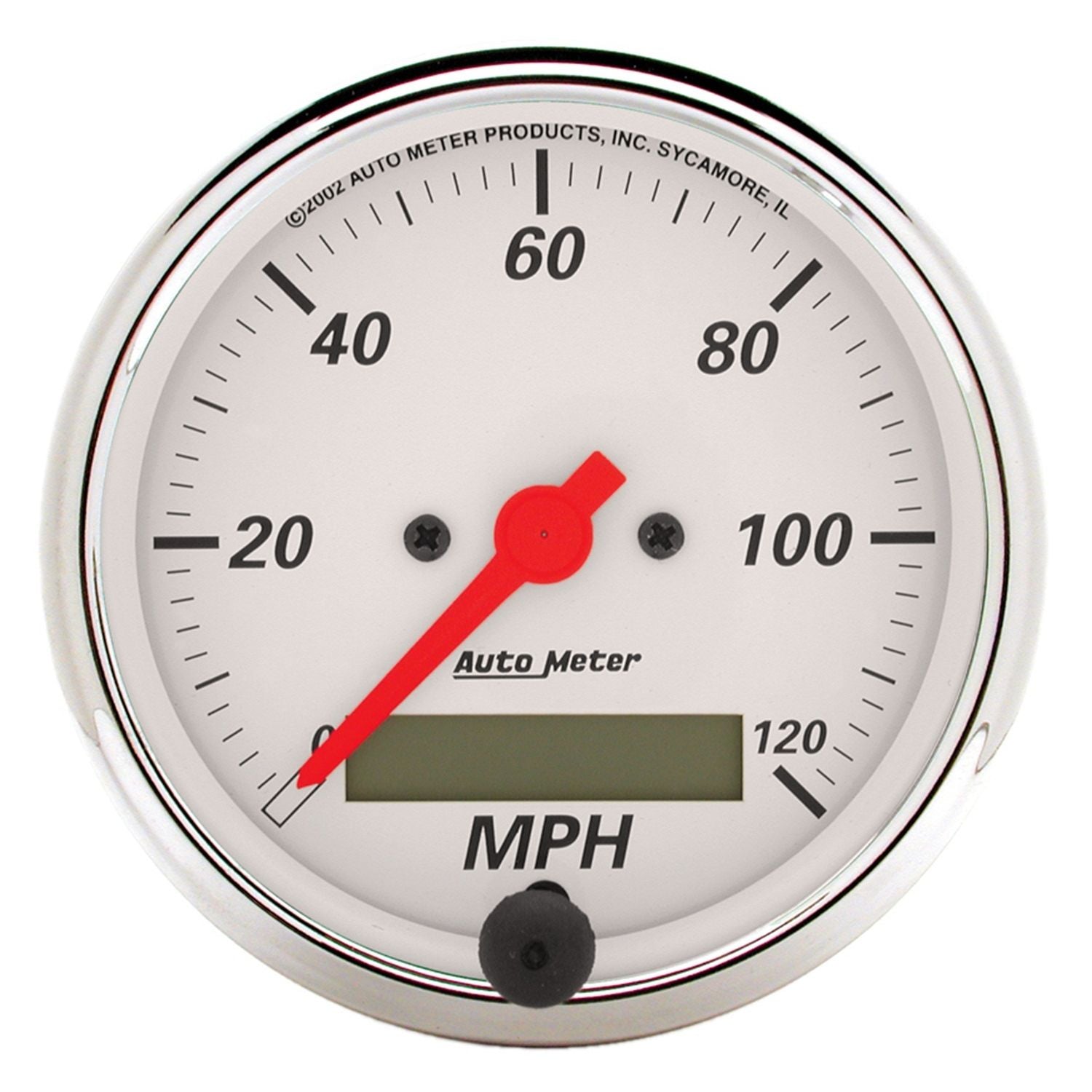AutoMeter 3-1/8 in. SPEEDOMETER 0-120 MPH ARCTIC WHITE 1388 – Milky ...