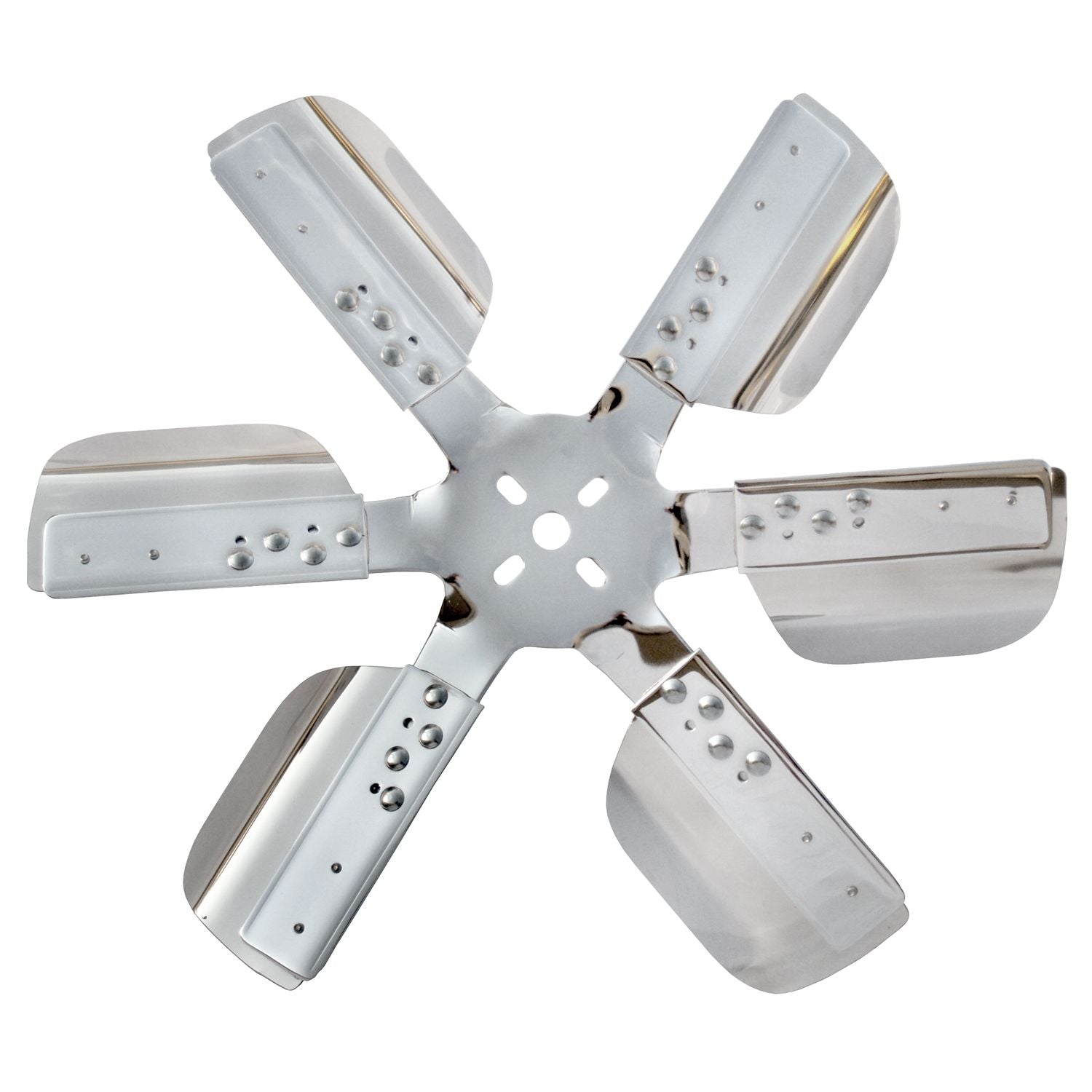 Derale 18" Heavy Duty Stainless Steel Reverse Rotation Flex Fan, Chrom ...