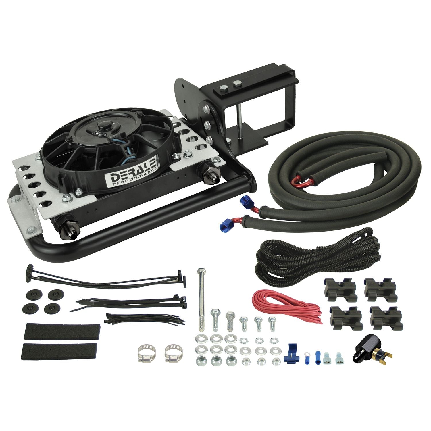 Derale Remote Transmission Cooler Kit, Complete Kit, Direct Fit 20561 ...