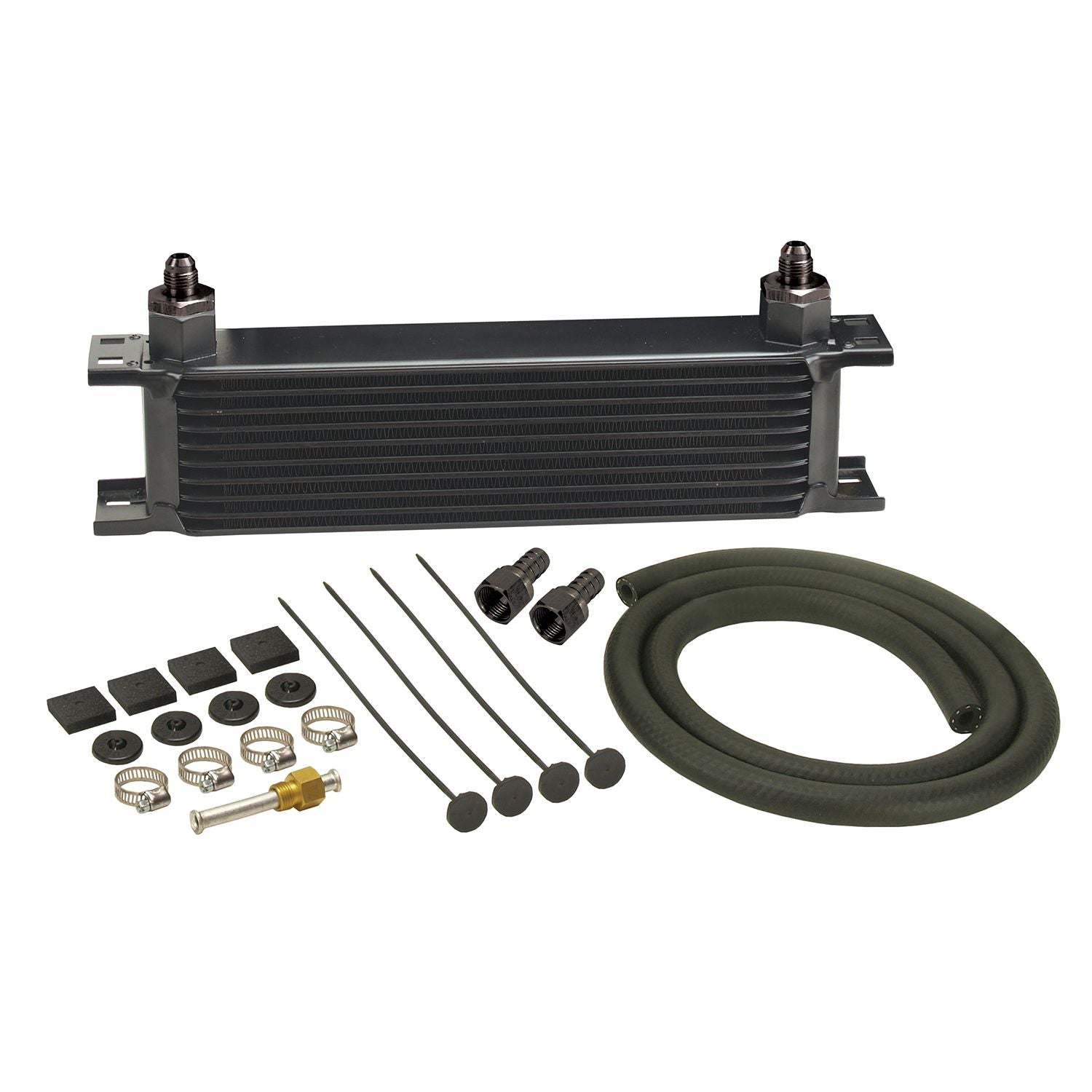 Derale 10 Row Series 10000 Stack Plate Transmission Cooler Kit, -6AN 1 ...