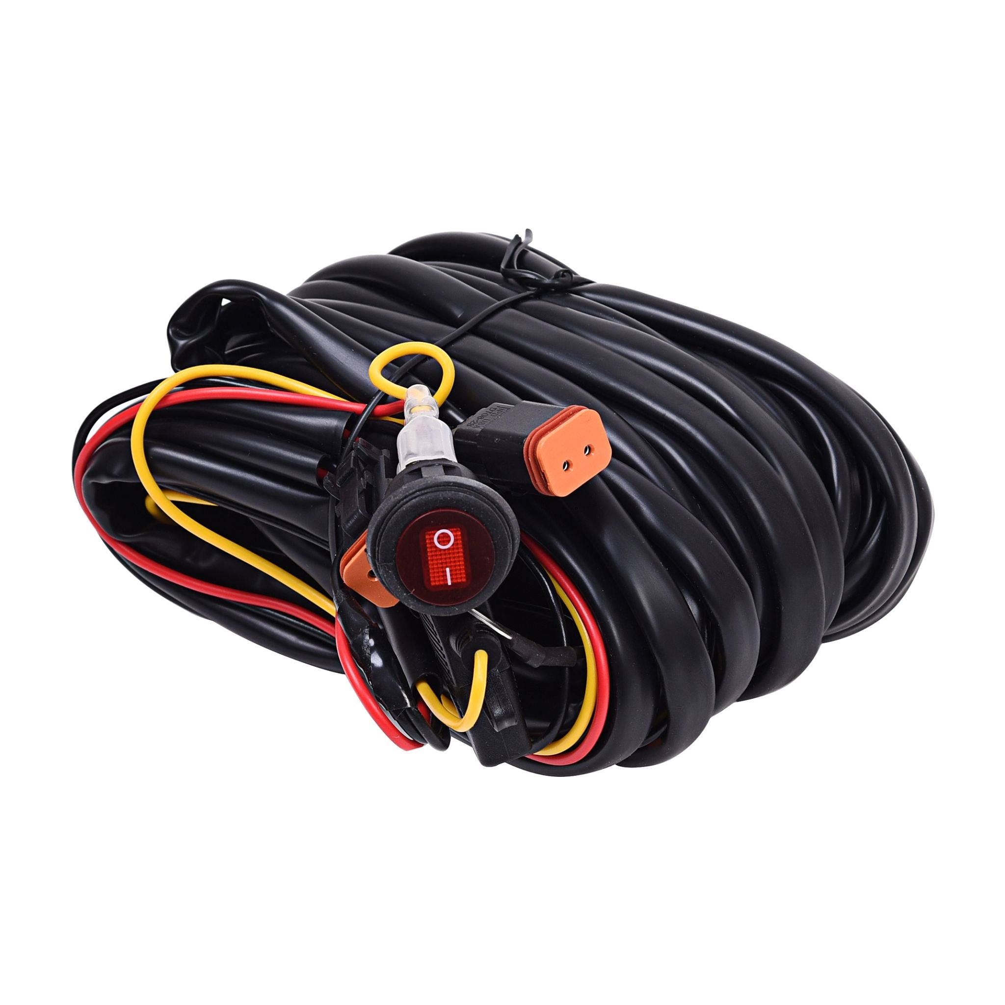 KC HiLiTES Wiring Harness for Two Backup Lights with 2-Pin Deutsch Con ...