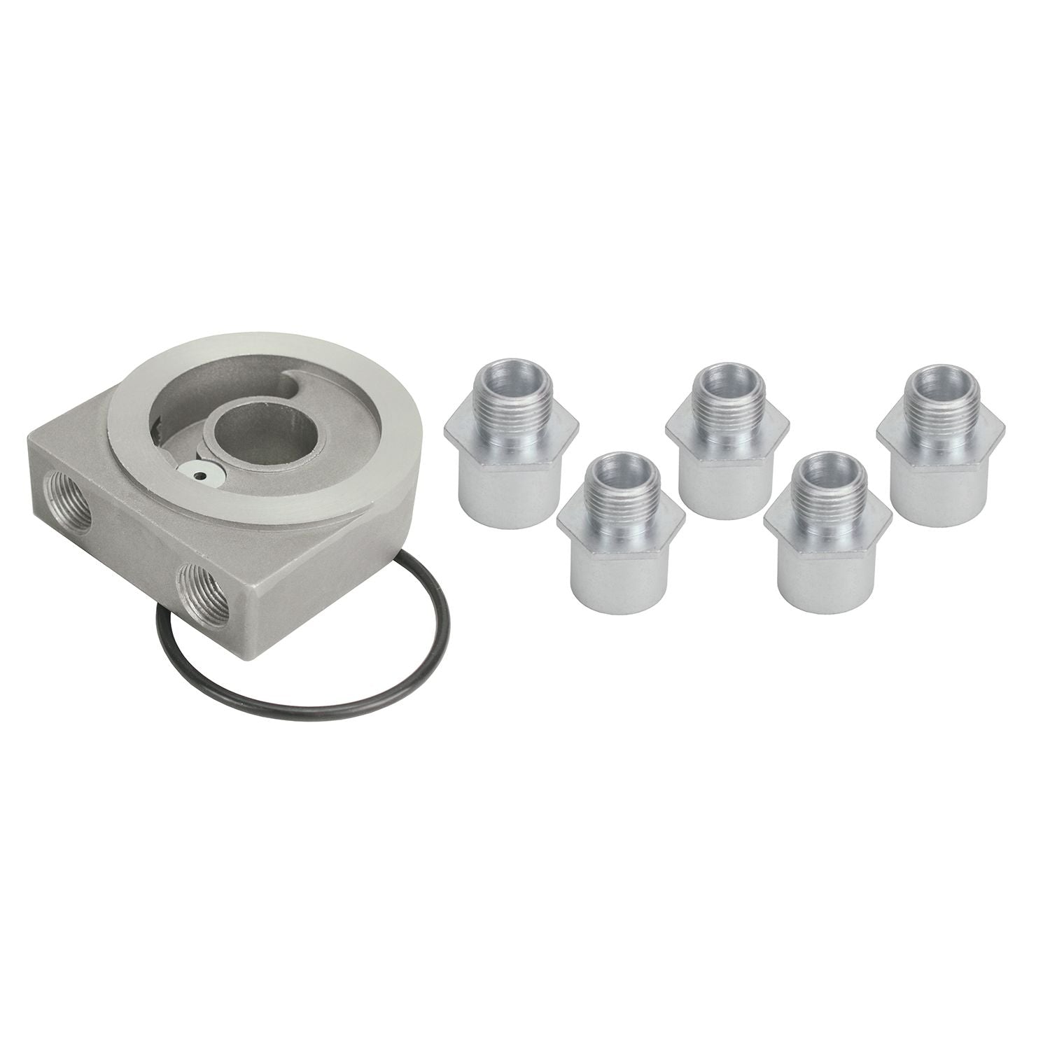 Derale Low Profile Pressure relief Sandwich Adapter w/ 3/8" NPT Ports ...