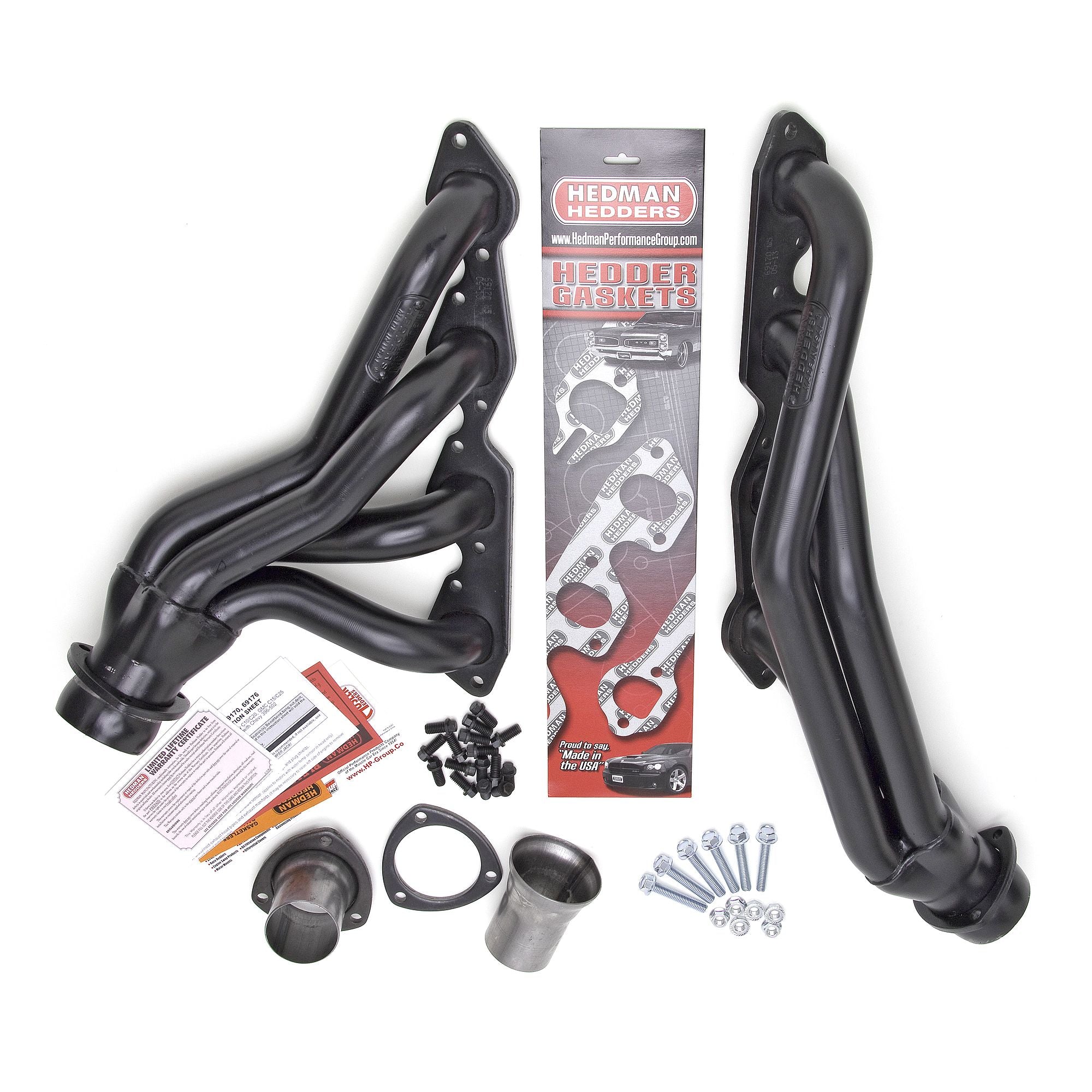 Hedman Hedders STANDARD UNCOATED HEADERS; 67-87 CHEVY C10/C20 WITH BB ...